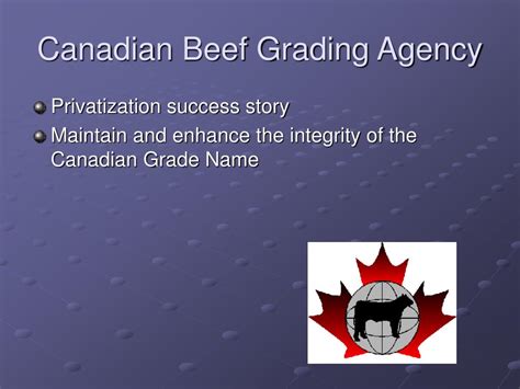 Ppt Canadian Beef Grading Agency Powerpoint Presentation Free