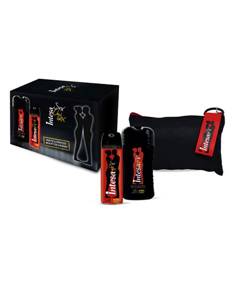 Intesa Sex Unisex Dárková Sada Sprchový Gel Vlasový šampon 250 Ml Parfémový Deodorant 125 Ml