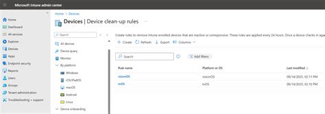 Intune Device Cleanup Rules Now With Granular Control Per Platform