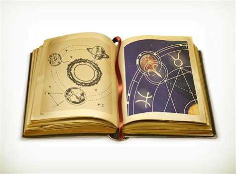 十二星座占卜术魔幻矢量书内页