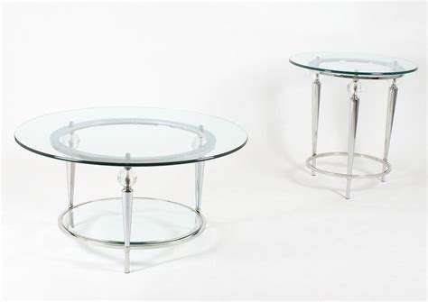 Acheter Votre Table Basse Verre Ronde 2 Plateaux Chez Simeuble