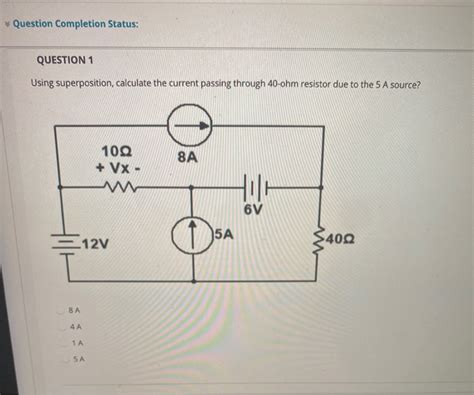 solved question completion status question 1 using