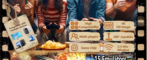 Amazon Com Retro Gaming Console Plug And Play Video Games Console Wireless Game Stick With