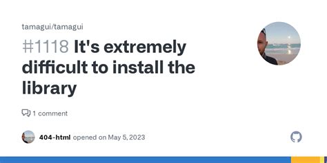 Its Extremely Difficult To Install The Library · Issue 1118 · Tamagui