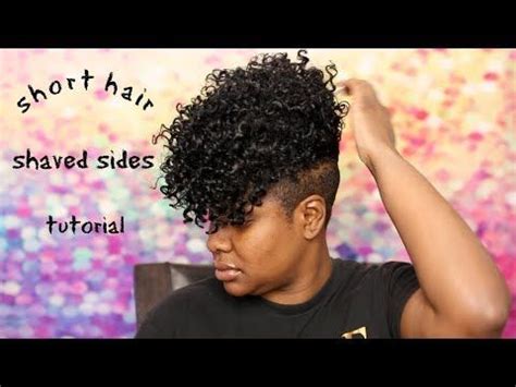 JERRY CURL FRO SHORT HAIR SHAVED SIDES Short Weave Hairstyles Curly Weave Hairstyles Shaved