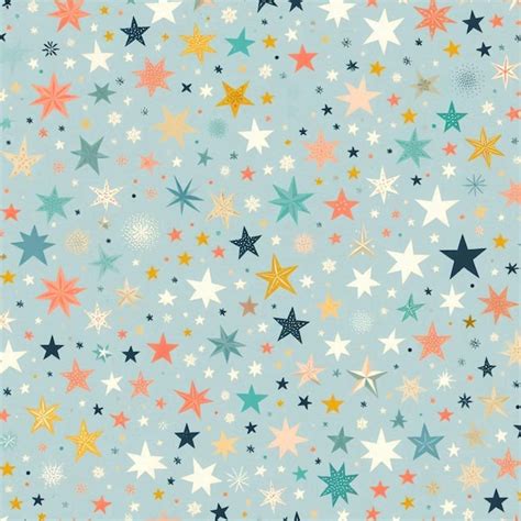 Star Pattern Background Premium Ai Generated Image