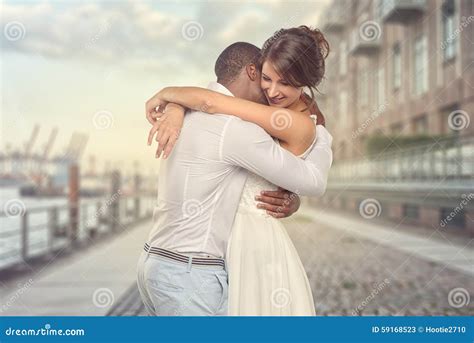 Happy Young Couple Share A Special Moment Stock Image Image Of
