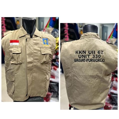 Jual Rompi Kkn Customrompi Kegiatan Lapanganrompi Mahasiswa Shopee Indonesia