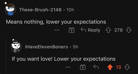 Lower Your Expectations R Unexpectedboburnham
