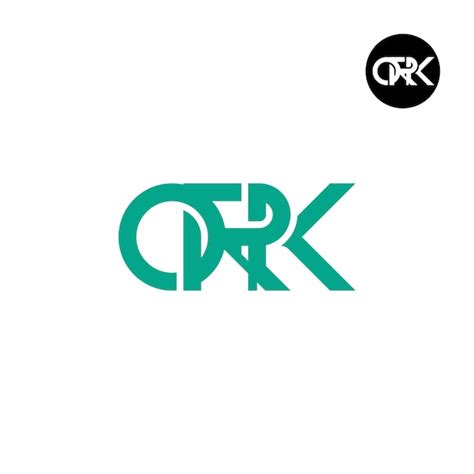 Premium Vector Letter Ork Monogram Logo Design