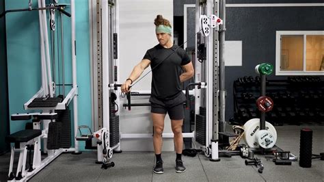 Cable Cross Body Tricep Extension Youtube