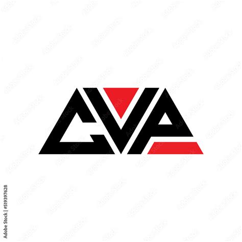 Cvp Triangle Letter Logo Design With Triangle Shape Cvp Triangle Logo Design Monogram Cvp