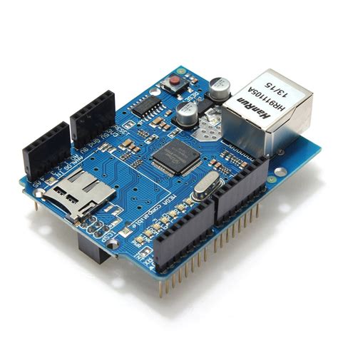 Купить Лучшая цена Ethernet щит W5100 микро плате модуля для Arduino