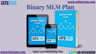 Ppt Binary Mlm Plan Binary Multi Level Marketing Plan Ecommerce