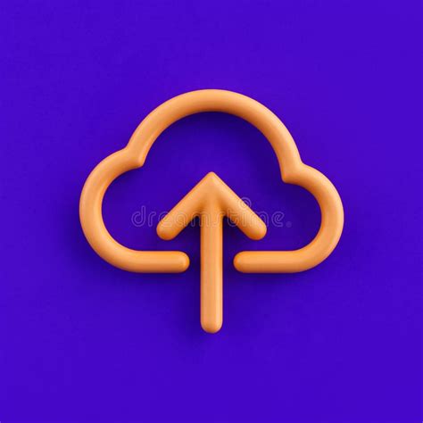 3d Icon Migration Outline Yellow Arrow Icon Direction Symbol 3d Rendering Stock Illustration