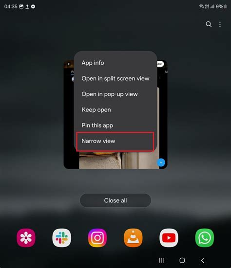 Samsung Introduces Narrow View In One Ui 611 For Better App