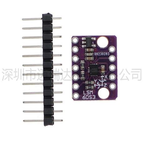 Gy Lsm6ds3 Module Accelerometer Tilt Angle Gyroscope Sensor Iicspi Transmission Shopee