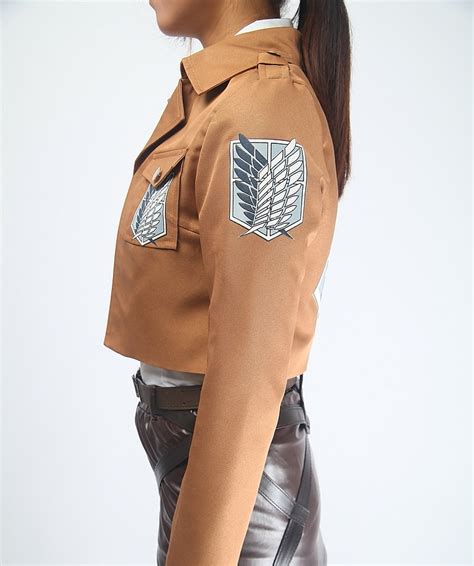 Mikasa Cosplay Costume Set Eren Jaeger Levi Ackerman Hange Outfits