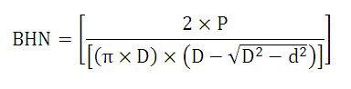 Brinell Hardness Number Test Area Thermal Expansion Calculator Online