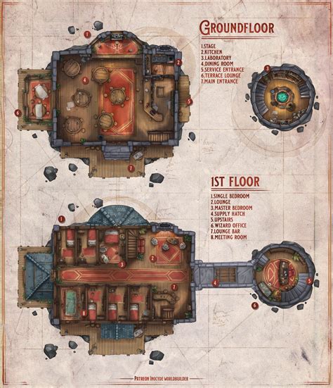 Oc The Ceasefire Tavern My Proudest Map So Far Rworldbuilding