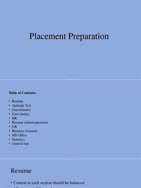 Placement Preparation 2021 Pdf Brand Business Economics