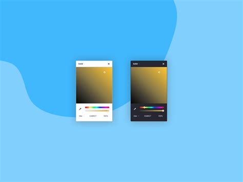 Daily Ui 060 Color Picker By Julien Chatelain On Dribbble