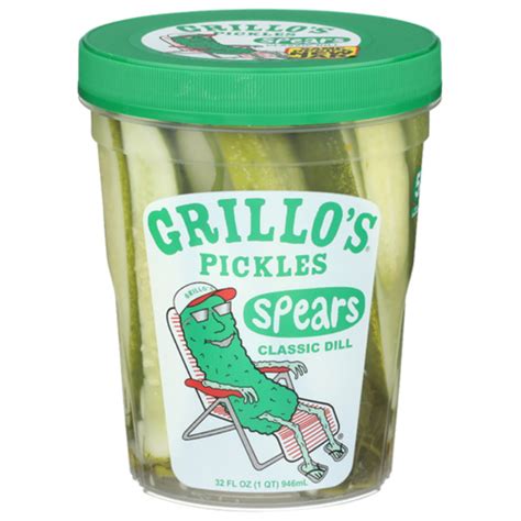 Sprouts Farmers Market Grillos Pickles Italian Dill Spears Same Day