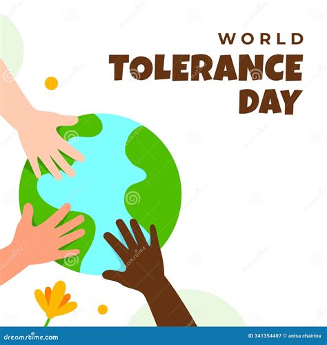 Hand Drawn World Tolerance Day Illustration Collection Stock