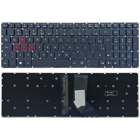 Teclado Para Acer Predator Helios PH315 51 53MU ABNT