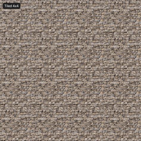 Quartzite Ledger Stone Wall Texture Taupe Gray Poliigon