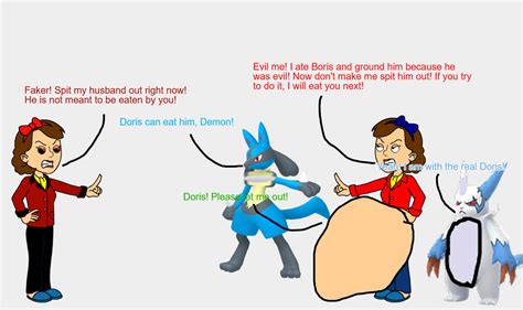 Evil Doris Is Very Angry By Cheesecattie On Deviantart