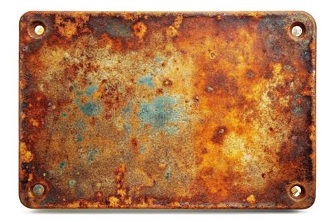 Vintage Industrial Rusty Metal Plate Texture Background A Seamless