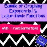 Algebra 2 Graphing Exponential Functions Transformations Practice Worksheet