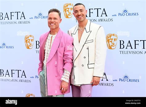 London Uk 12 May 2024 Stuart Armfield And Francis Haugen Attending The Bafta Tv Awards 2024