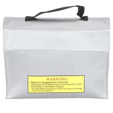 Portable Lithium Battery Safe Bag Explosionproof Fireproof Lipo Battery