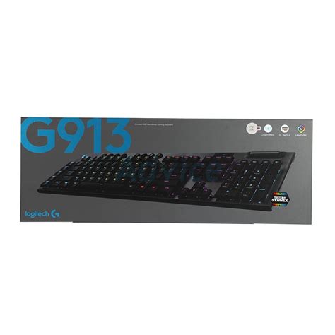 Logitech G913 LIGHTSPEED คีย์บอร์ดเกมมิ่งไร้สาย ใช้งานครบครัน
