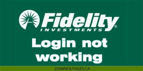 Fidelity Down Or Service Outage Check Current Outages And Problems