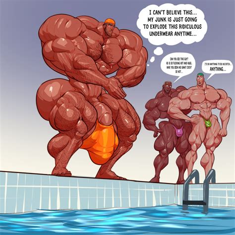 Rule 34 Abs Barefoot Biceps Bodybuilder Feet Hyper Hyper Balls Hyper