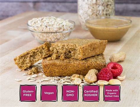 Bobos Peanut Butter And Jelly Oat Bars Gluten Free Vegan Snack 12