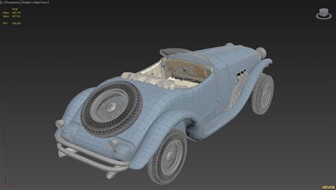 Duesenberg Ssj 1935 3d 모델 19 Fbx 3ds Obj Max Free3d