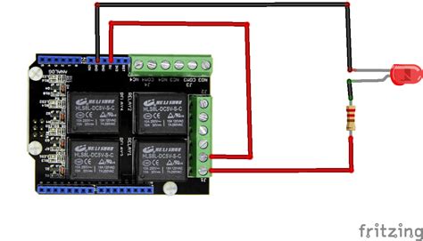 Basic Arduino Relay Shield Example Arduino Learning