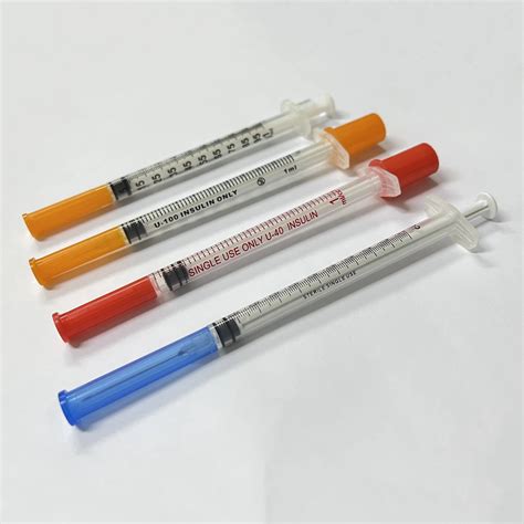 Medical Disposable Insulin Syringe 1ml 05ml 03ml Diabetic Insulin