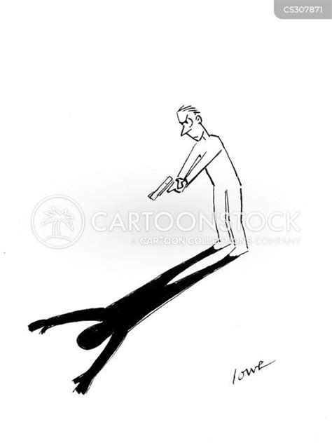 Shadowing Cartoons And Comics Funny Pictures From Cartoonstock