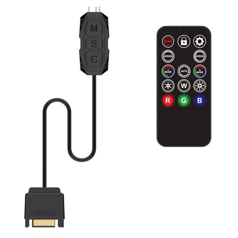 Jual Coolmoon Argb Mini Controller Ar 1 Argb 5v 3pin To Sata Cable