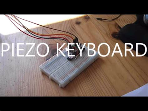 Arduino Piezo Piano Project YouTube