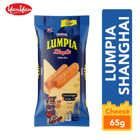 Ok Original Lumpia Shanghai Cereal Roll Cheese Flavor Snack 65g X 5