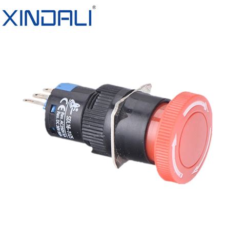 Xdl16 22zs Plastic Push Button Reset Switch Mushroom Push Button China Push Button Switch And