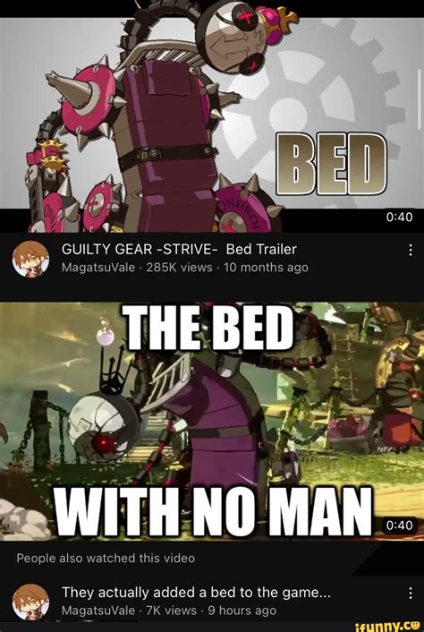 Guilty Gear Strive Bed Trailer Magatsuvale 285k Views 10 Months
