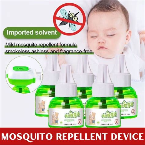Electric Mosquito Coil Liquid Repellant Odorless Gentle Non Toxic For