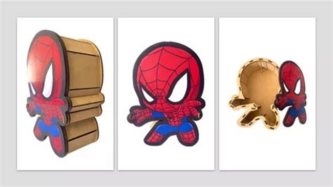 Cajas Cajita Dulcero Personajes Varios Dulcero Mdf Mm